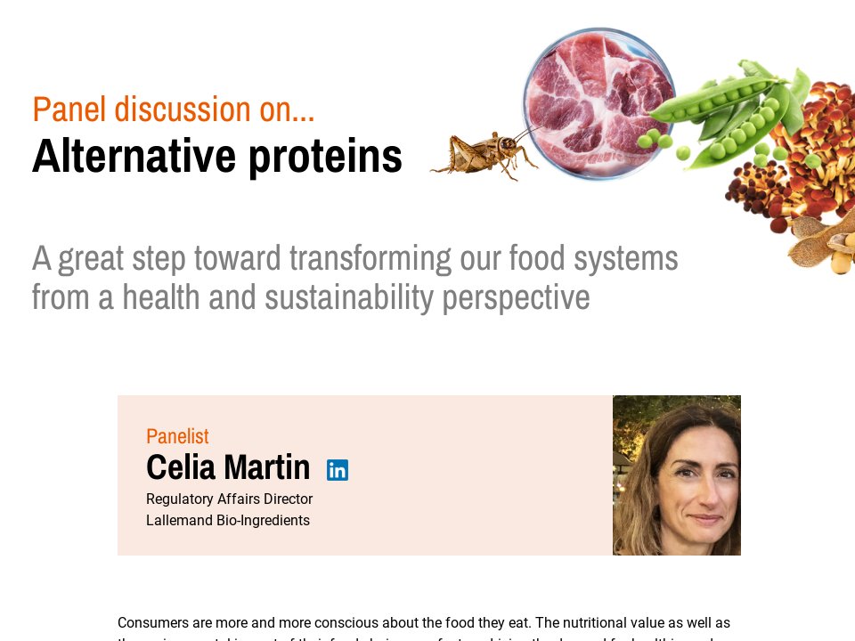 Panel discussion on Alternative proteins - Lallemand Bio-Ingredients ...