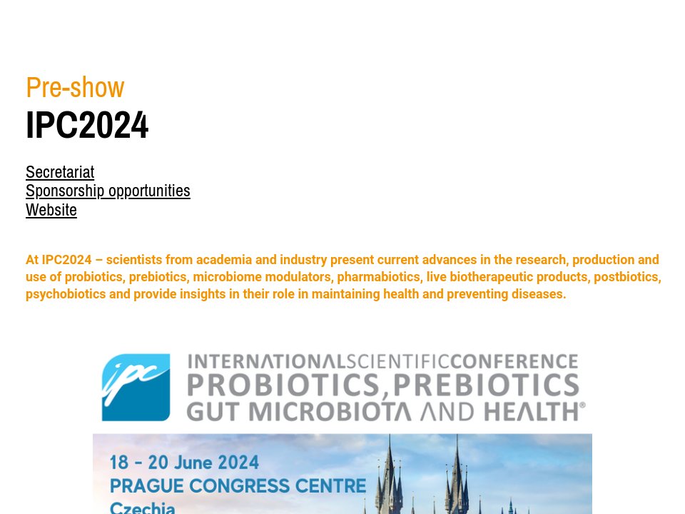 PRE-SHOW - IPC2024 - AgroFOOD Industry Hi Tech 35(1) 2024