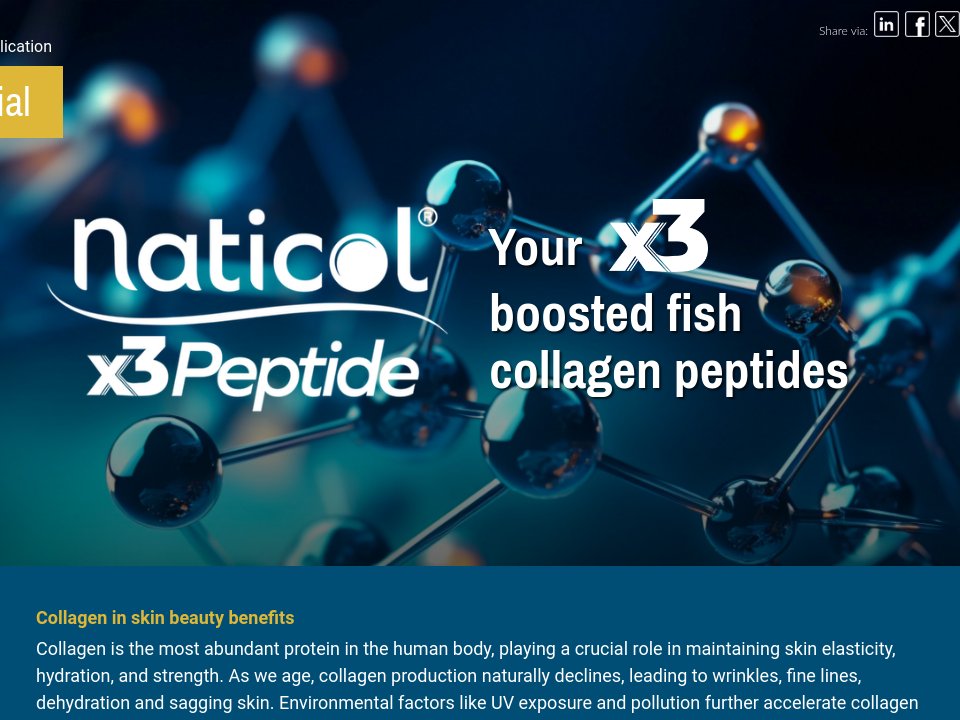 Advertorial - Naticol®x3Peptide - Your 3XBoosted fish collagen peptides ...