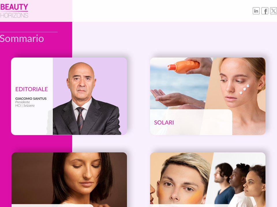 Sommario - BEAUTY HORIZONS 2 2024 ITA