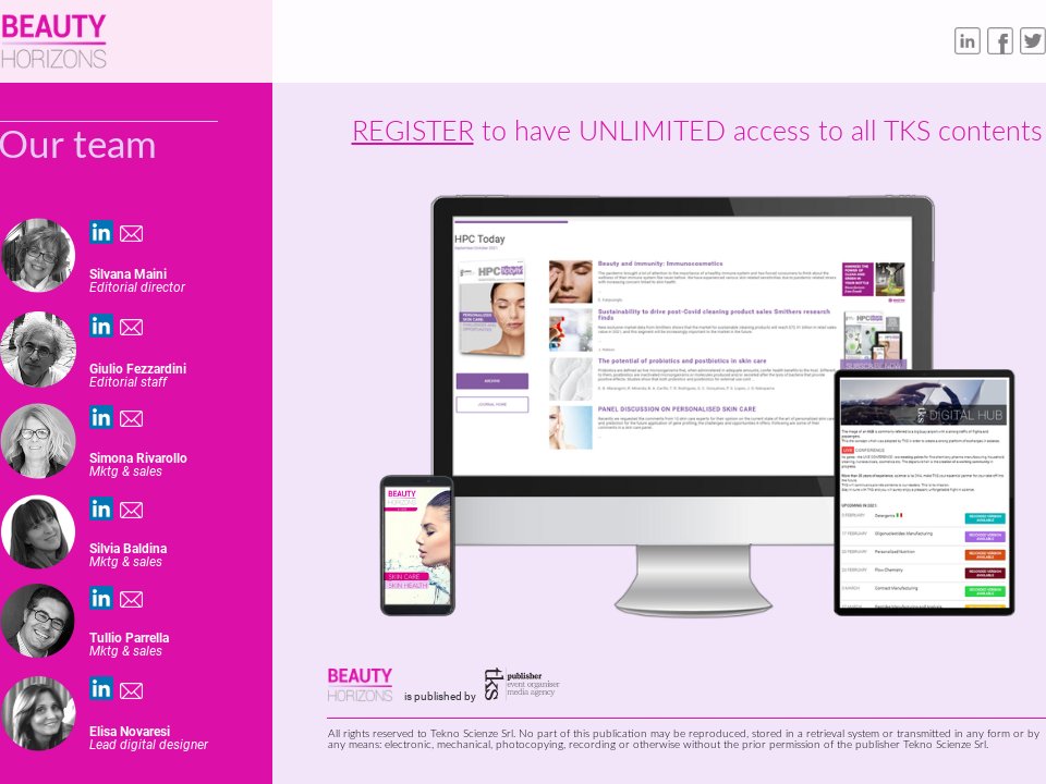 ISO 16128 series of standards: Cosmed review - BEAUTY HORIZONS 3 2021 WW