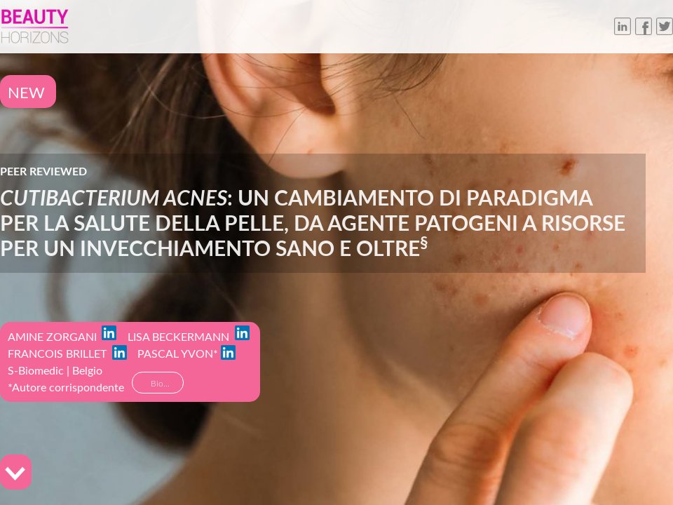 Cutibacterium acnes: un cambiamento di paradigma per la salute della ...
